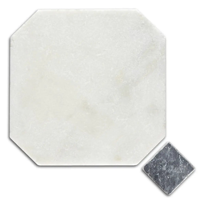 Calacatta Octagon Marble Tiles 406x406mm | Natural Marble ...