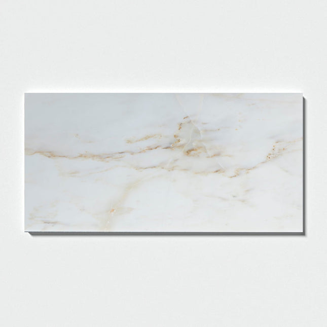 Calacatta Amber Honed Marble Tiles 305x610x12mm - intmarble ...
